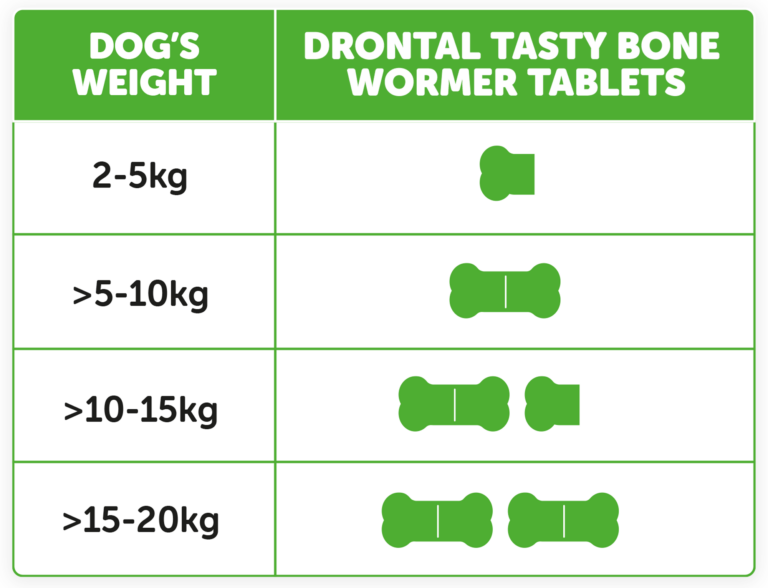 Drontal Tasty Bone Wormer Tablets - Drontal